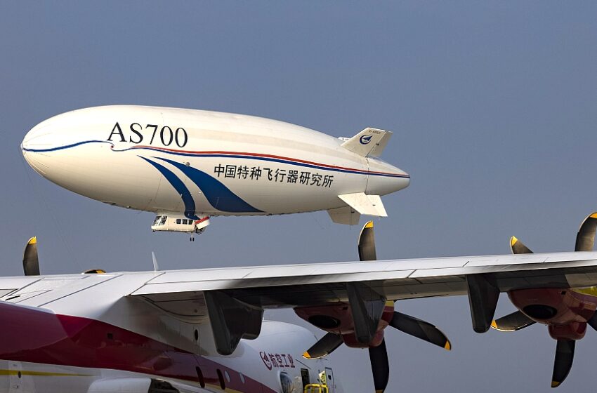 China-developed AS700 civil manned airship receives type certificate ...